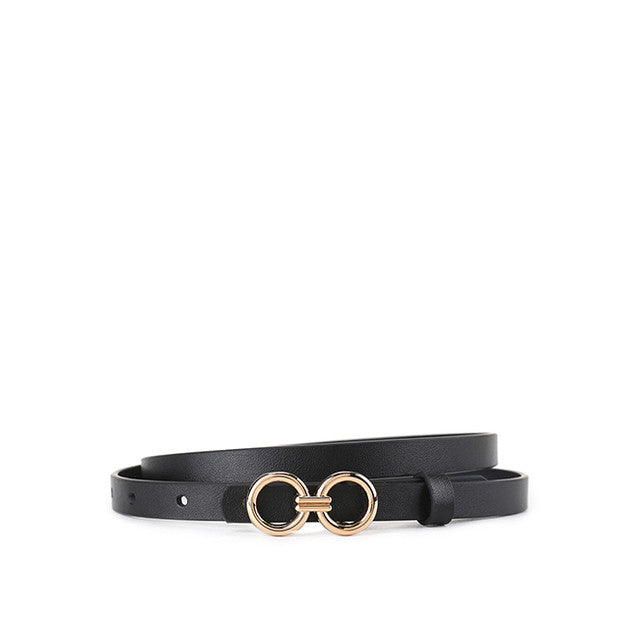 Obermain Aksesoris Wanita Belt Amelia Ladies Leather Pin In Black ...