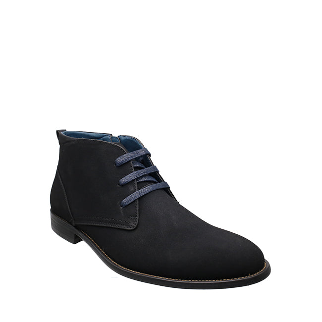 Antton & Co Sepatu Mid Cut Pria Flinders-Mid Cut Lace In Black – 9to9 ...