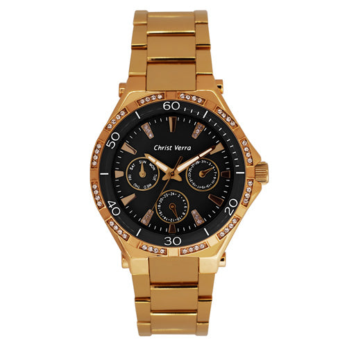 Christ Verra Women'S Watches Cv 75026L-15 Blk – 9to9 Indonesia