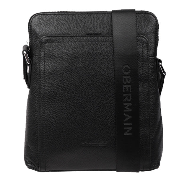 Obermain Tas Sling Bag Pria Premium Leather Slingbag In Black – 9to9 ...