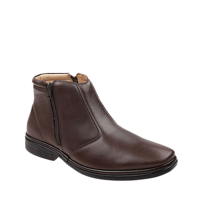 Obermain Sepatu Boots Pria Genebra Boots In Dark Brown – 9to9 Indonesia